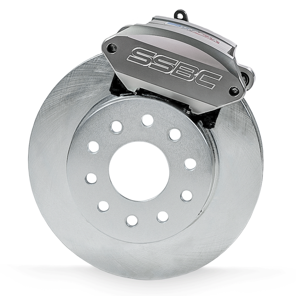 American Made Sport R1 Billet Aluminum Rear Drum to Disc Brake Conversion Kit W/Rotors. Clear ...
