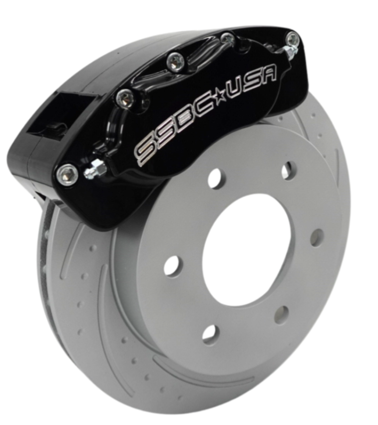 American Made B4-Brawler LT Direct Fit 4 Piston Billet Aluminum Rear ...
