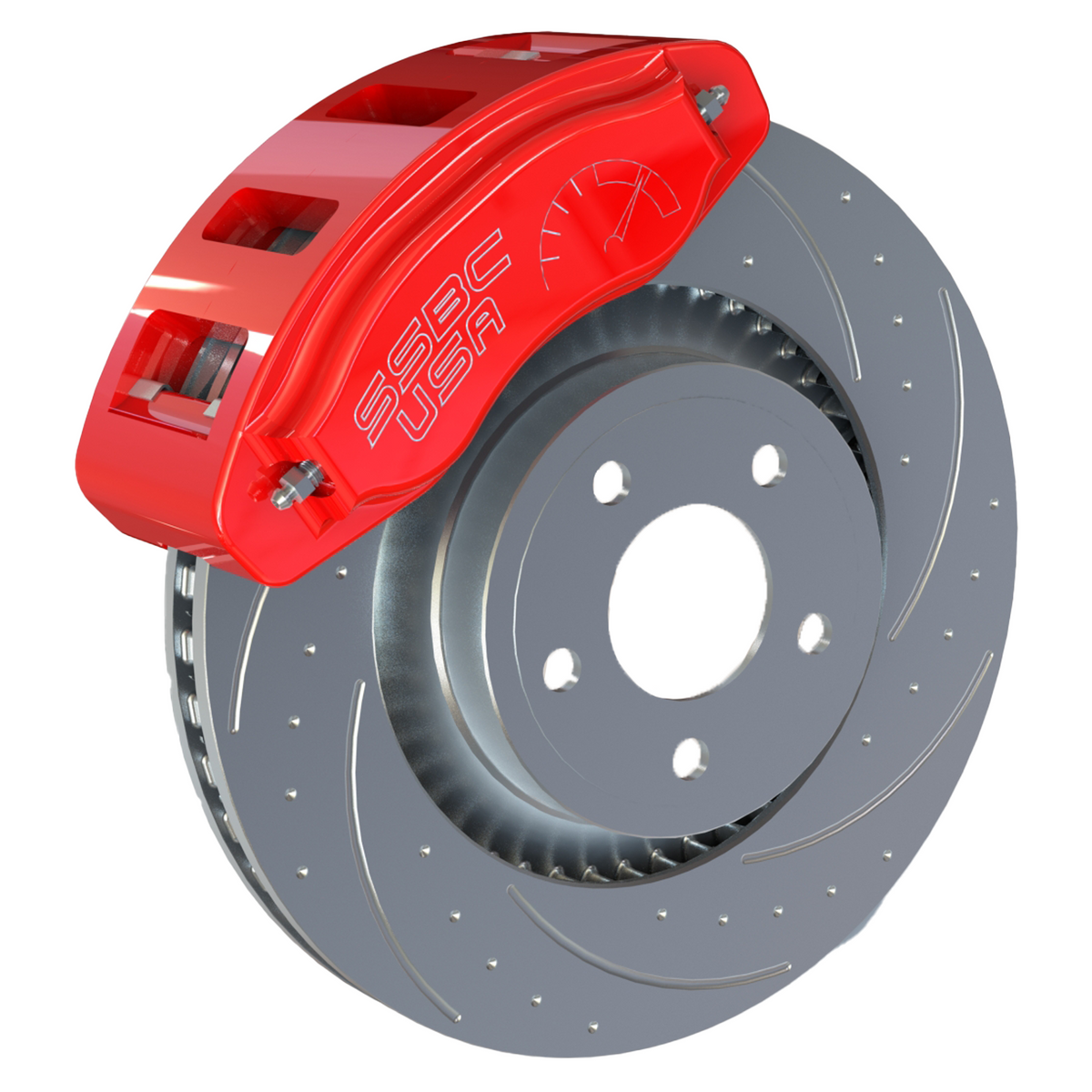 American Made R6-Redline 6 Piston Billet Aluminum Direct Fit Front Disc ...