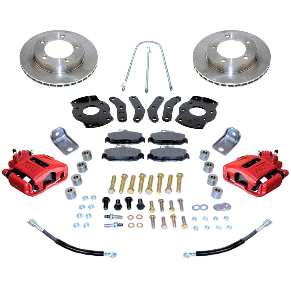 New Direct Fit Jeep CJ7 Rear Drum to Disc Brake Conversion Kit W ...