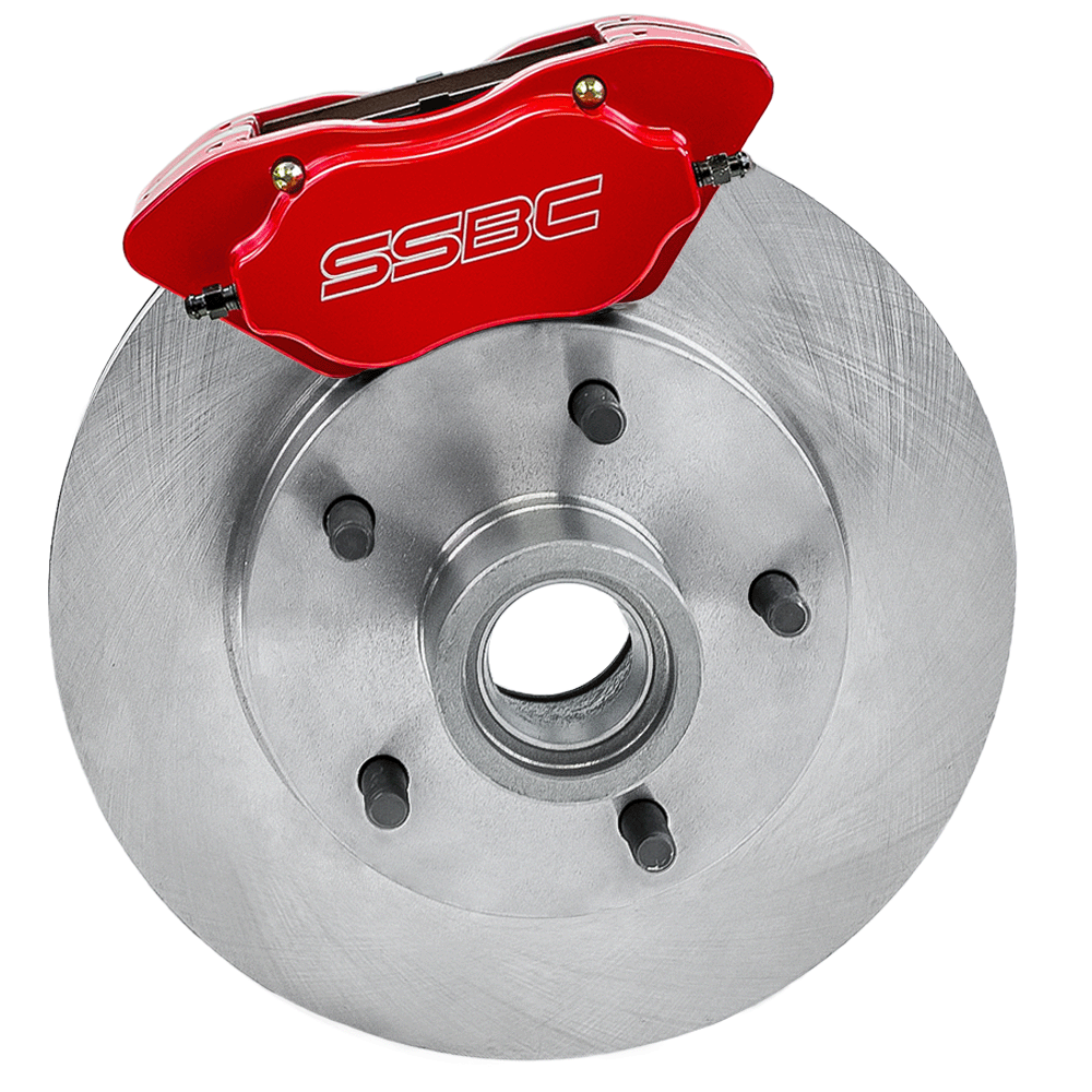 American Made Comp S 4-Piston Billet Aluminum Front Drum to Disc Brake ...