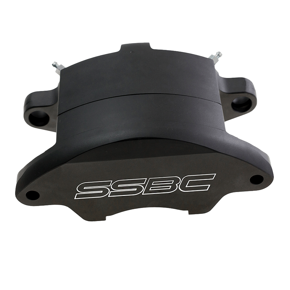 American Made Super Twin 2-Piston Front Caliper Assembly. Black CPA ...